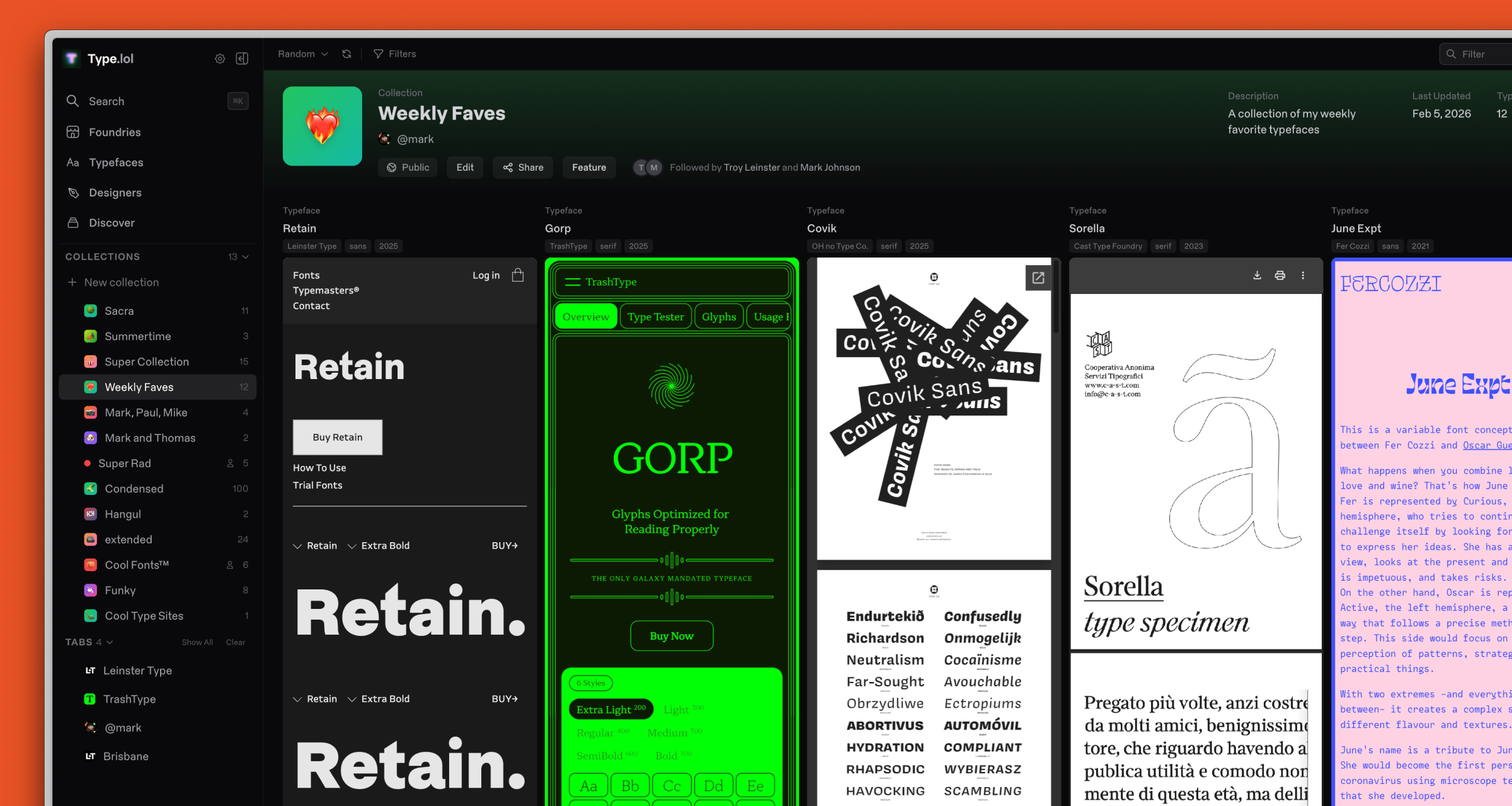 Type.lol - Independent Type Foundry Index